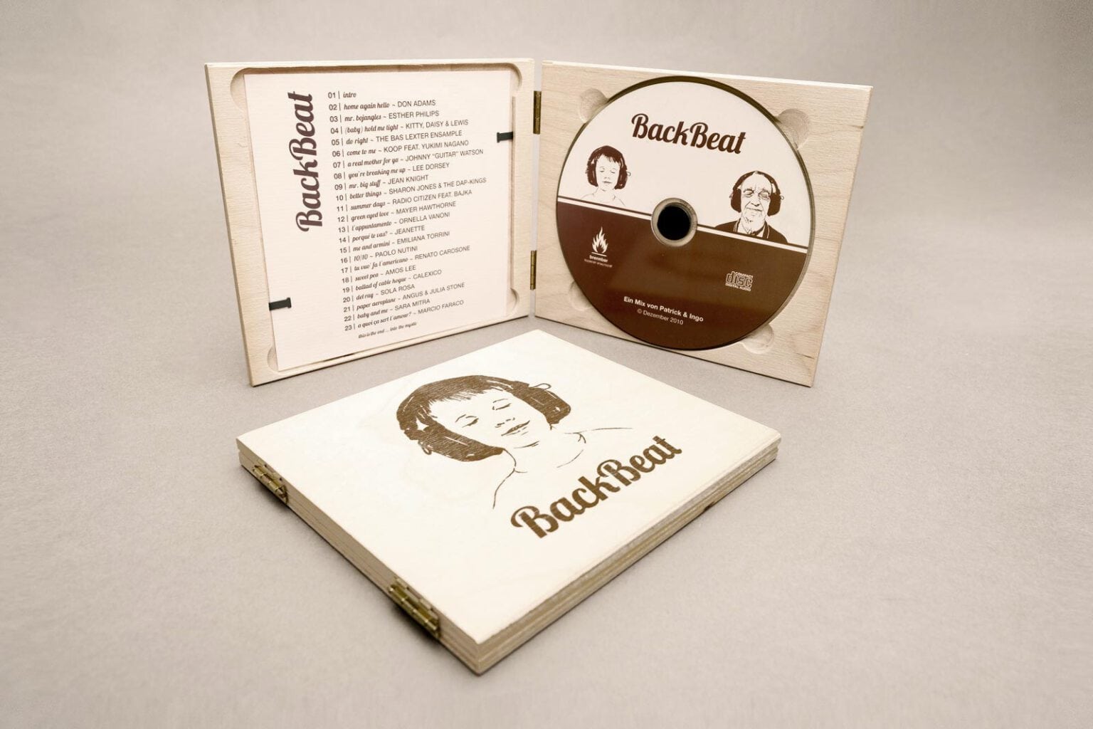 backbeat | Cover Artwork | Artwork CD Compilation | Packaging Design